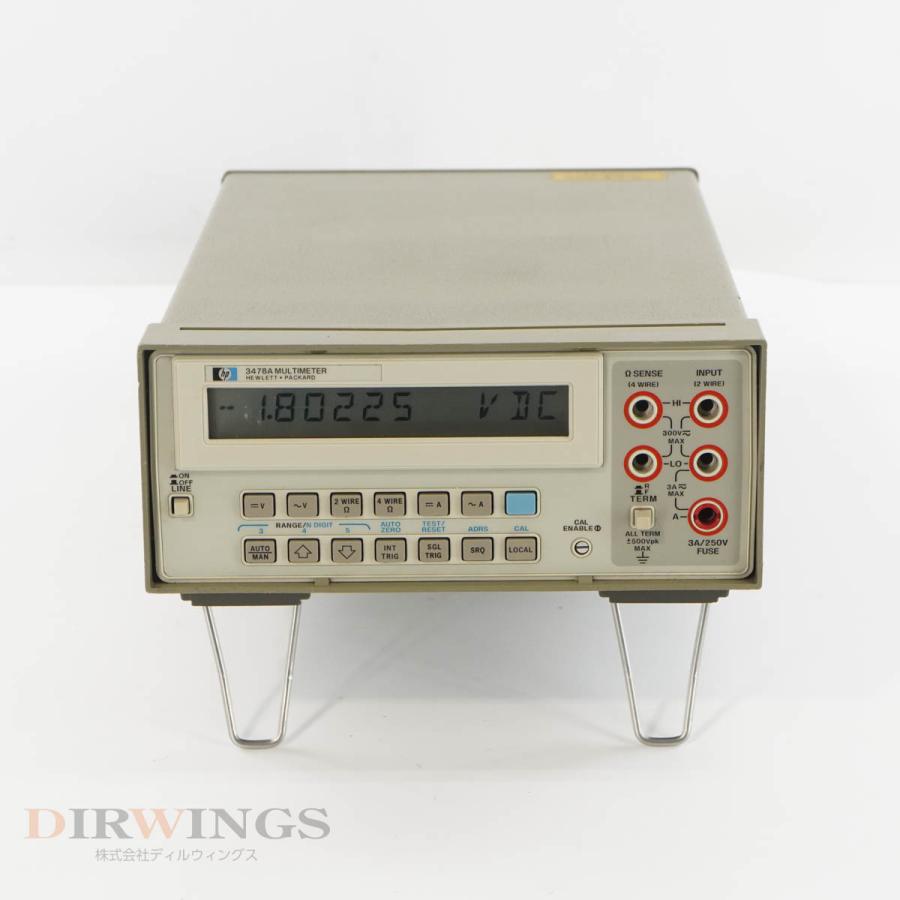 [JB]USED 保証なし hp 3478A MULTIMETER マルチメーター [05941-0119] : DIRWINGSショップ - 通販 - Yahoo!ショッピング