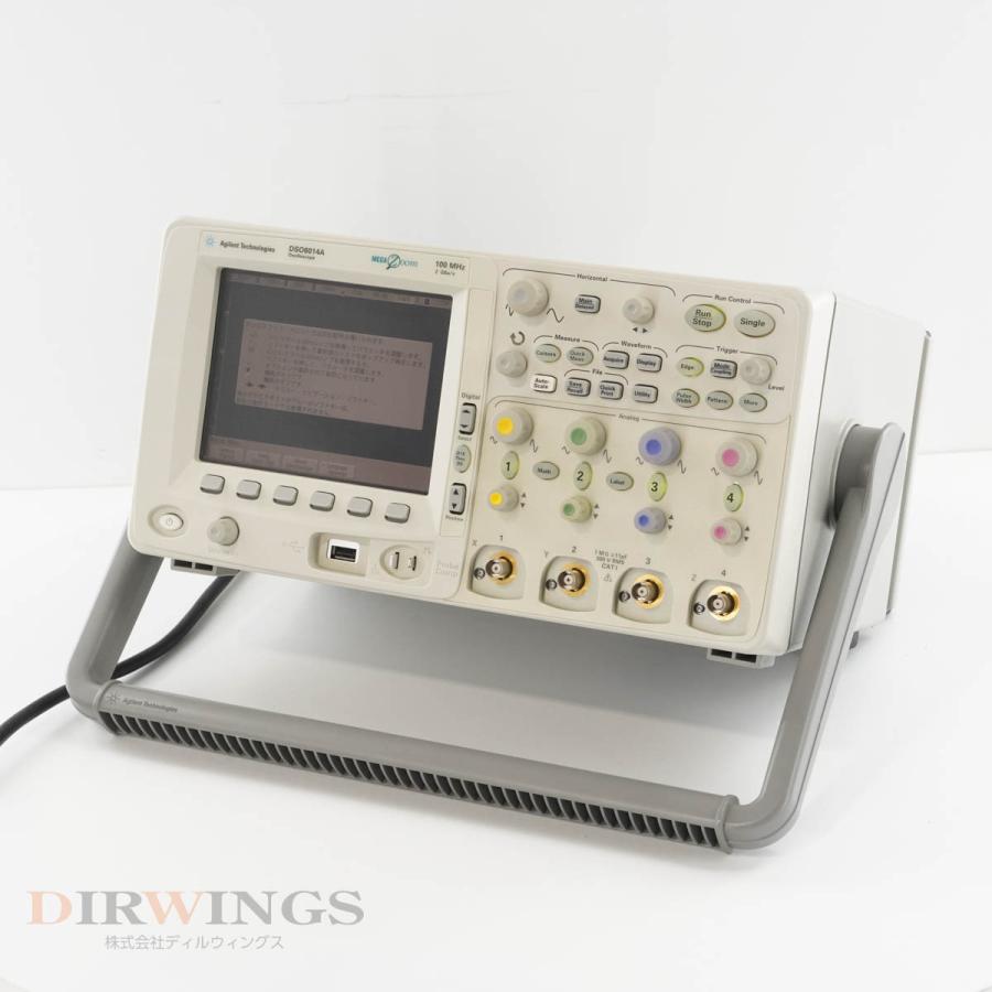 [DW]USED 8日保証 Agilent DSO6014A Oscilloscope オシロスコープ 4ch 100MHz 2GSa/s ...