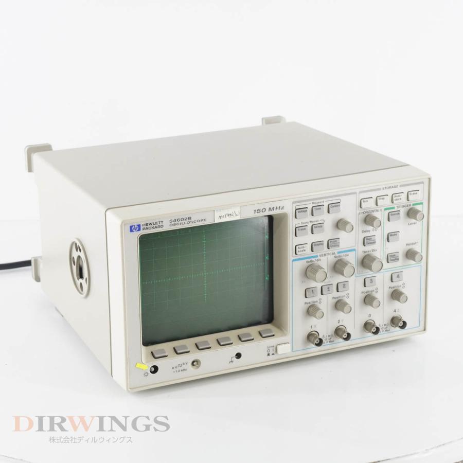 [DW]USED 8日保証 セルフテストPASS hp 54602B OSCILLOSCOPE オシロスコープ 54657A 150MHz ...