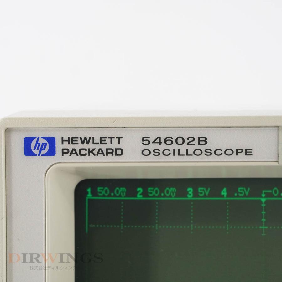 [DW]USED 8日保証 セルフテストPASS hp 54602B OSCILLOSCOPE オシロスコープ 54657A 150MHz ...