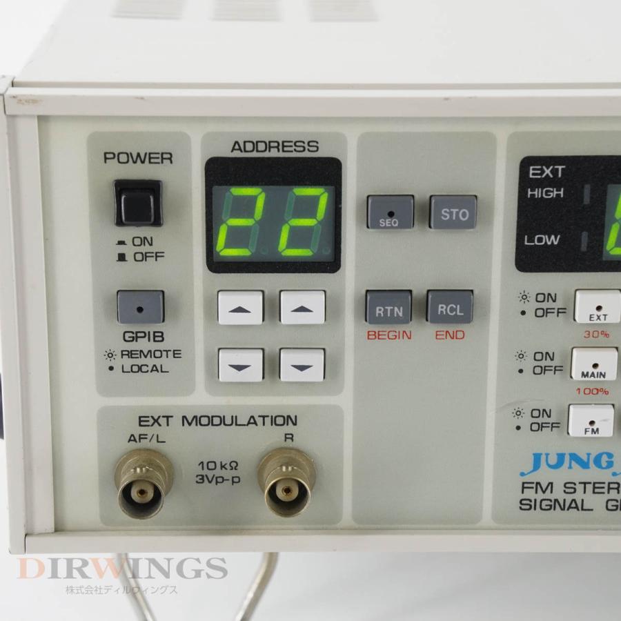 [DW]USED 8日保証 JUNG JIN JSG-1101B FM STEREO/FM-AM SIGNAL GENERATOR シグナル ...