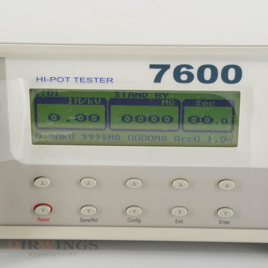 [DW]USED 8日保証 MICROTEST 7600 HI-POT TESTER ハイポットテスター [05944-0017] : ソク ...