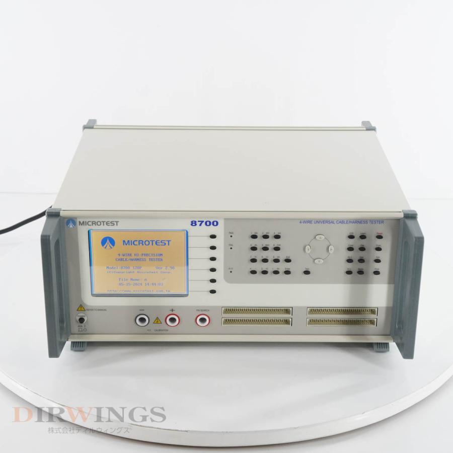 [DW]USED 8日保証 MICROTEST 8700 128P 4-WIRE UNIVERSAL CABLE/HARNESS TESTER ...