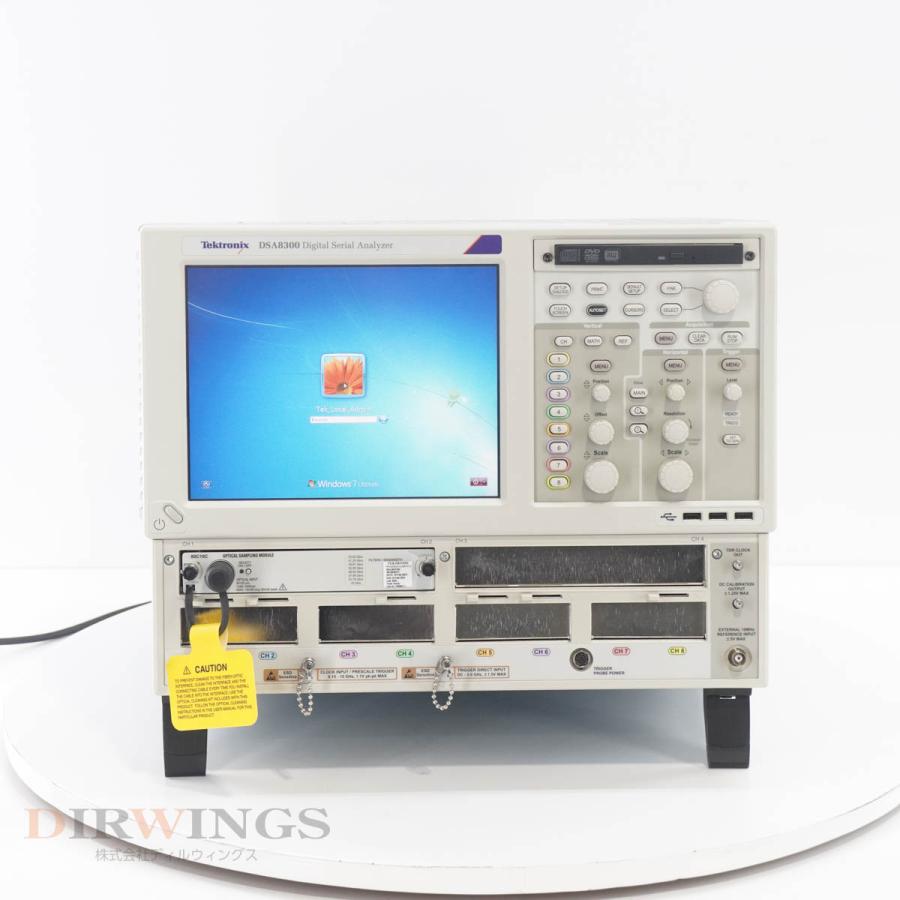 [DW]USED 8日保証 02/2023CAL Tektronix DSA8300 Digital Serial Analyzer デジタルシリアルアナライザー STD 80C10C ...