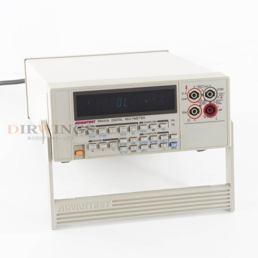 [DW]USED 8日保証 ADVANTEST R6441A DIGITAL MULTIMETER デジタルマルチメーター R13220 ...