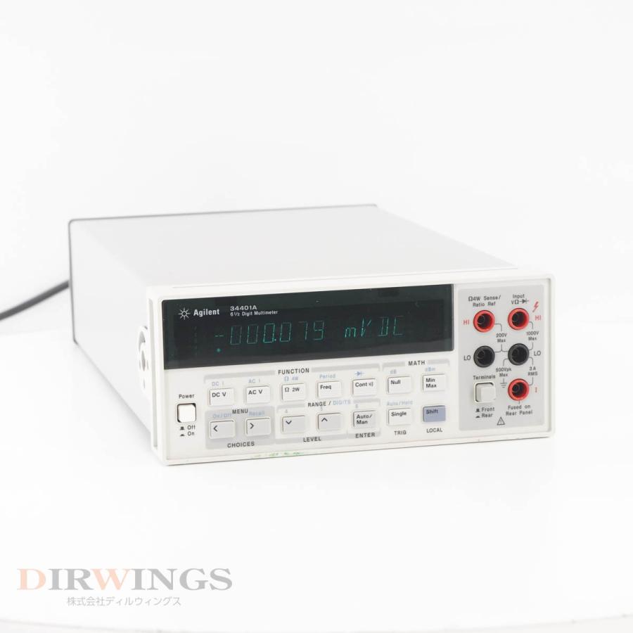 [DW]USED 8日保証 Agilent 34401A 6 1/2 Digit Multimeter デジタルマルチメーター [05946 ...