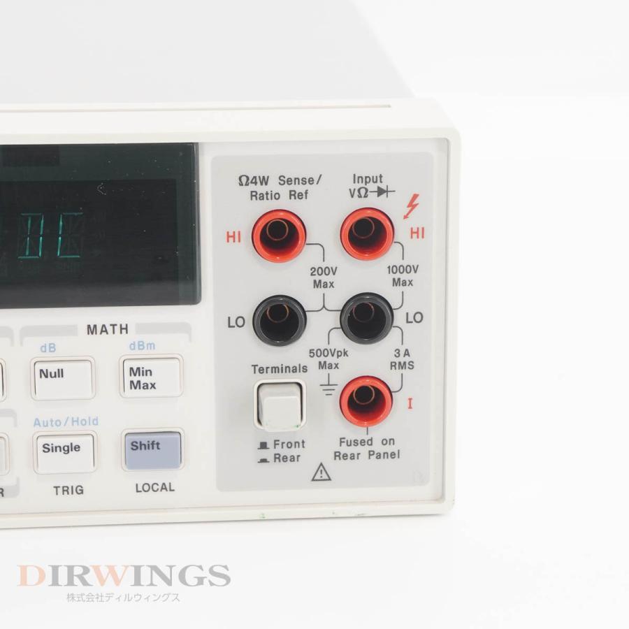 [DW]USED 8日保証 Agilent 34401A 6 1/2 Digit Multimeter デジタルマルチメーター [05946 ...