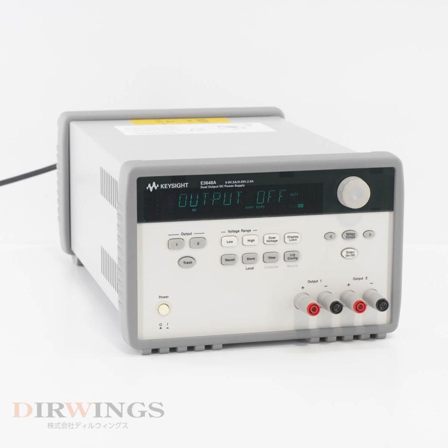 [DW]USED 8日保証 5台入荷 Keysight E3648A Dual Output DC Power Supply デュアル出力電源 ...