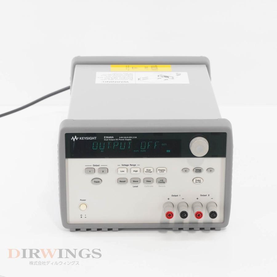 [DW]USED 8日保証 5台入荷 Keysight E3648A Dual Output DC Power Supply デュアル出力電源 ...