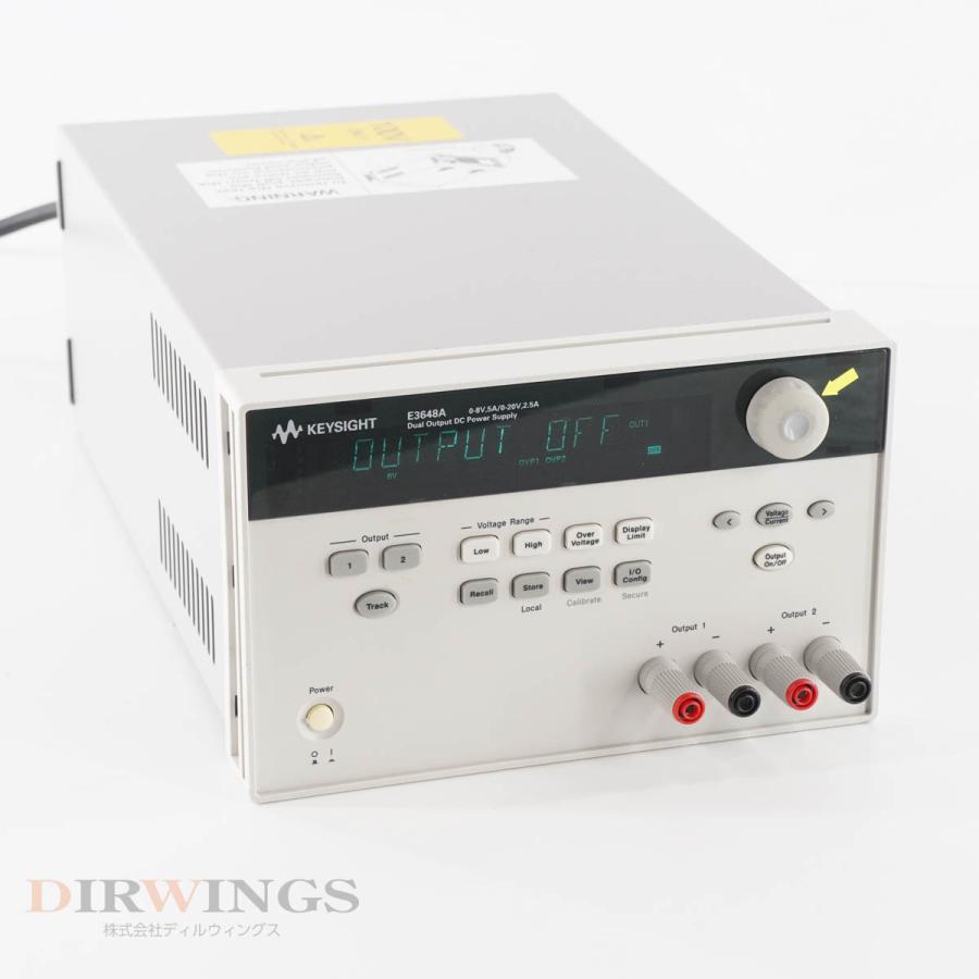 [DW]USED 8日保証 Keysight E3648A Dual Output DC Power Supply デュアル出力電源 DC電源 ...