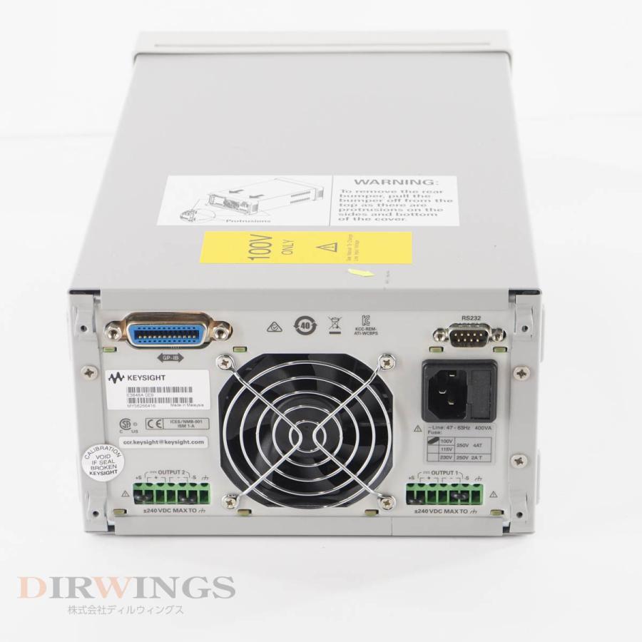 [DW]USED 8日保証 Keysight E3648A Dual Output DC Power Supply デュアル出力電源 DC電源 ...