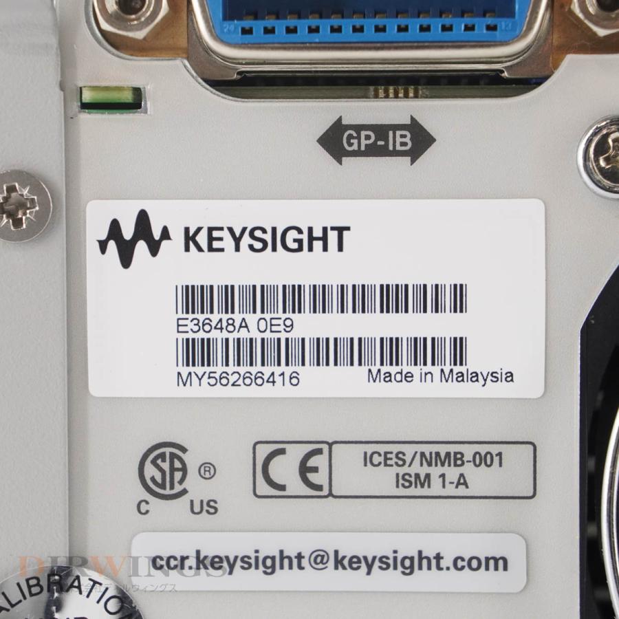 [DW]USED 8日保証 Keysight E3648A Dual Output DC Power Supply デュアル出力電源 DC電源 ...