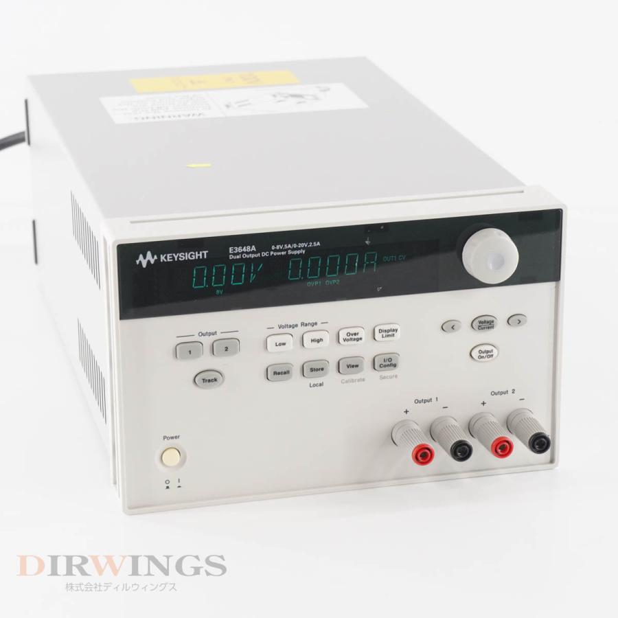 [DW]USED 8日保証 Keysight E3648A Dual Output DC Power Supply デュアル出力電源 DC電源 ...