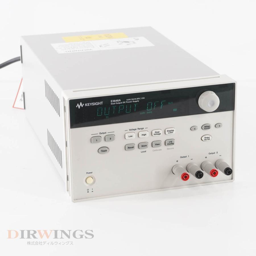 [DW]USED 8日保証 7台入荷 Keysight E3646A Dual Output DC Power Supply デュアル出力電源 ...