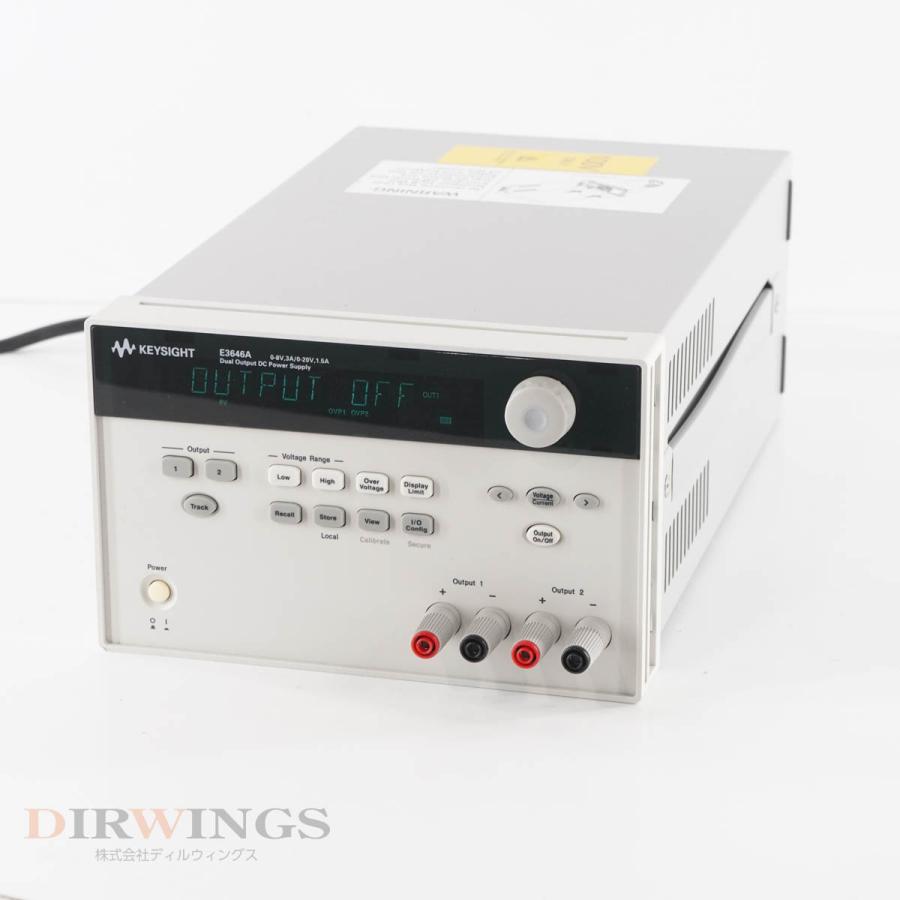 [DW]USED 8日保証 7台入荷 Keysight E3646A Dual Output DC Power Supply デュアル出力電源 ...