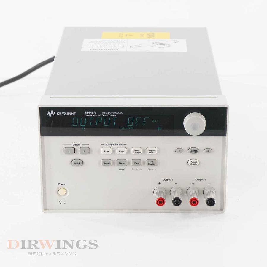 [DW]USED 8日保証 7台入荷 Keysight E3646A Dual Output DC Power Supply デュアル出力電源 ...
