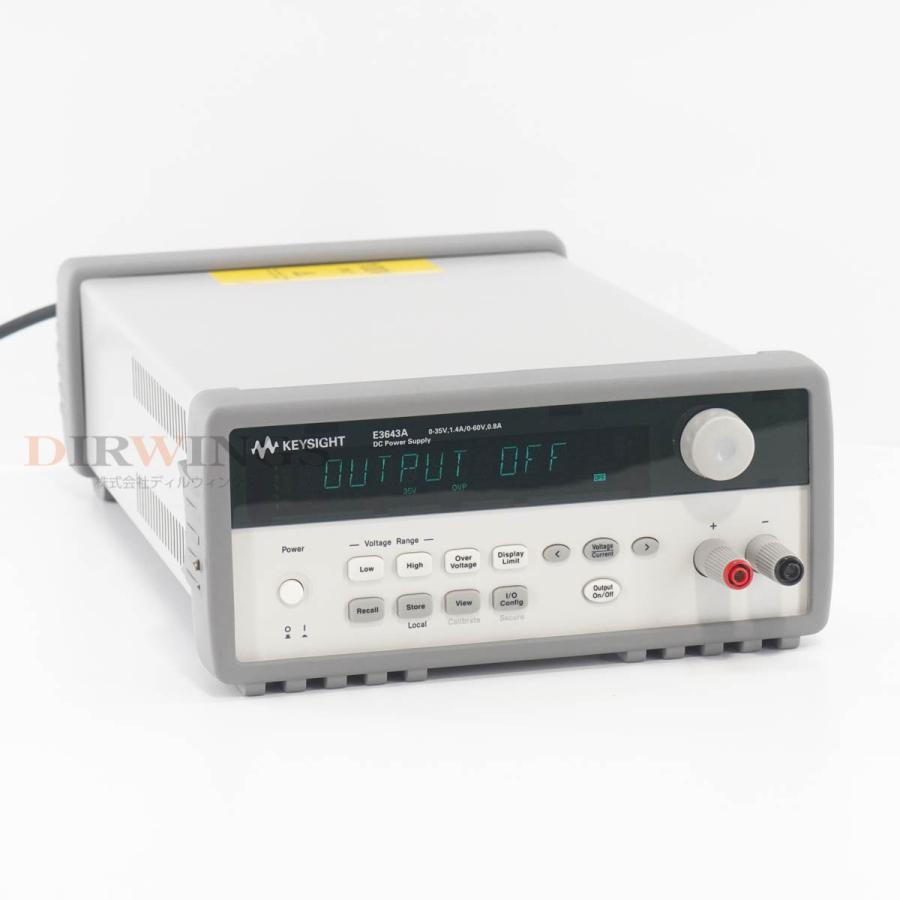 [DW]USED 8日保証 2台入荷 Keysight E3643A DC Power Supply DC電源 直流電源 OPT 0E9 0 ...