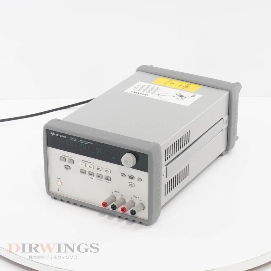 [DW]USED 8日保証 Keysight E3647A Dual Output DC Power Supply デュアル出力電源 DC電源 ...