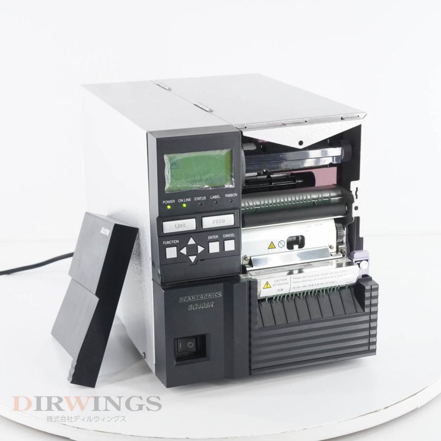 [JB]USED 保証なし SATO SG408R SG408R+CT SCANTRONICS スキャントロニクス バーコードプリンター ...