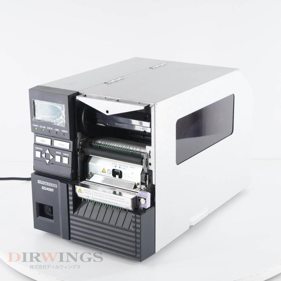 [JB]USED 保証なし SATO SG408R SG408R+CT SCANTRONICS スキャントロニクス バーコードプリンター ...