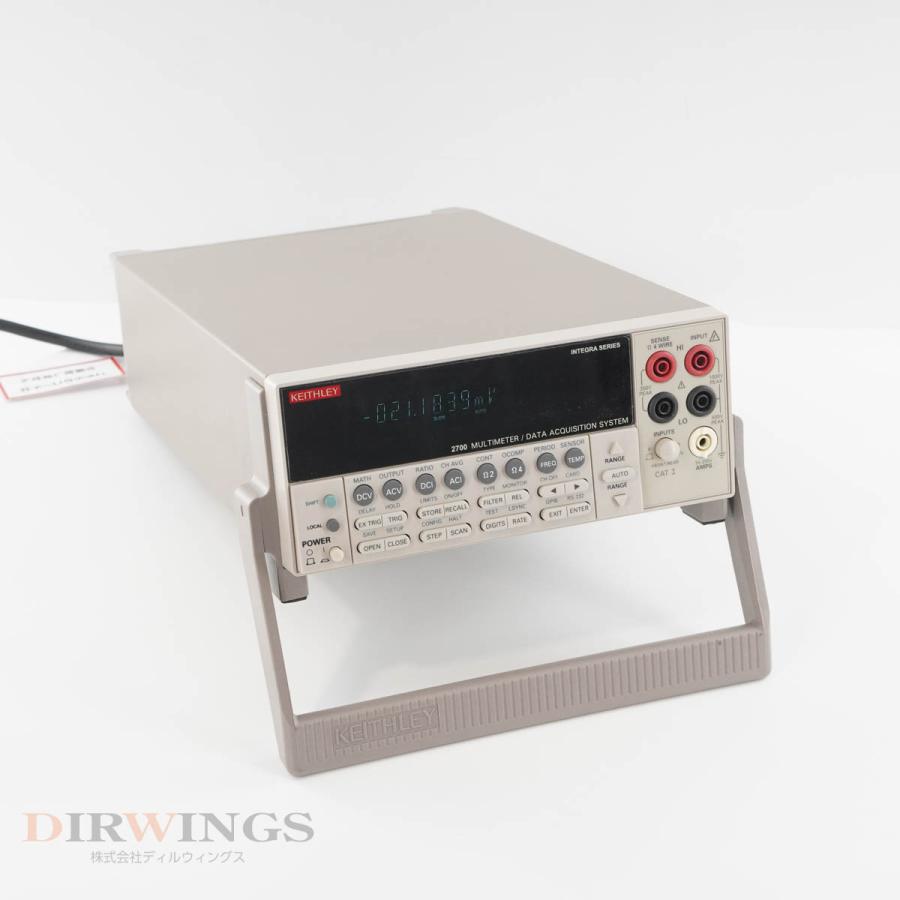 [DW]USED 8日保証 KEITHLEY 2700 INTEGRA MULTIMETER/DATA ACQUISITION SYSTEM ...