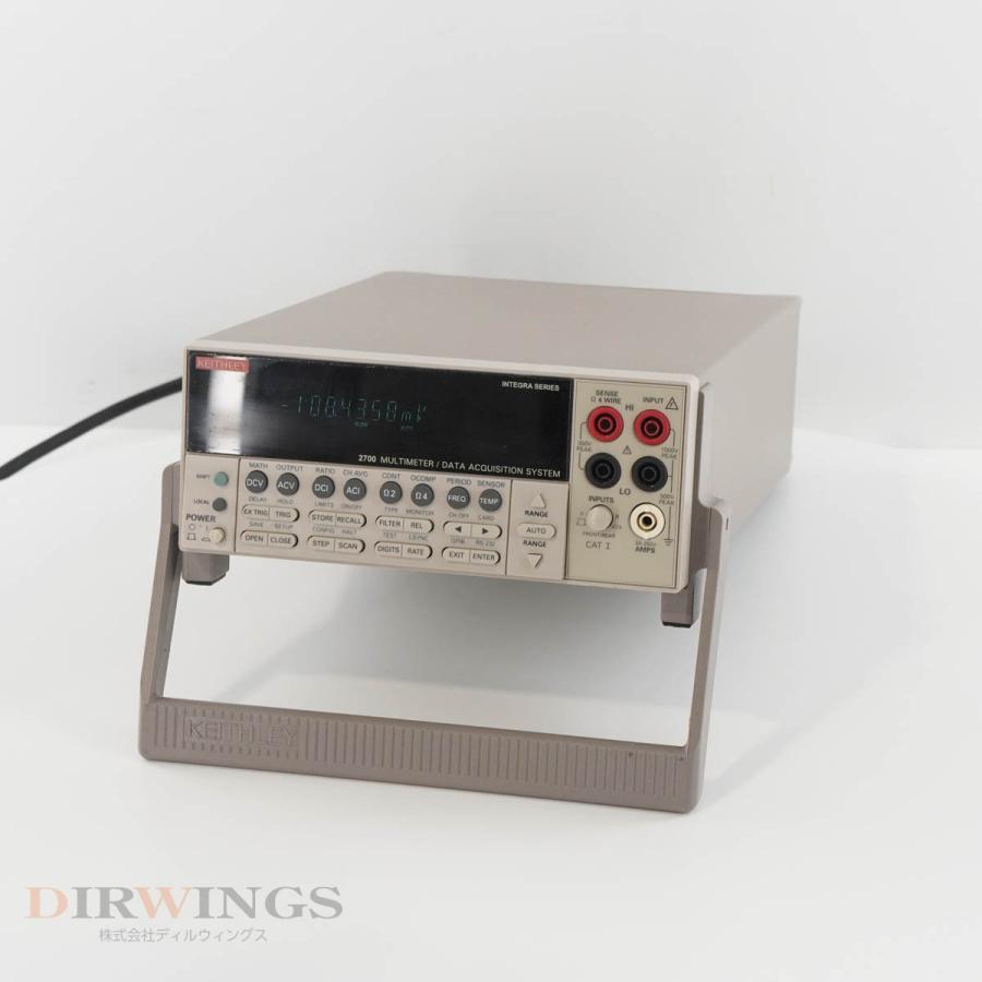 [DW]USED 8日保証 KEITHLEY 2700 INTEGRA MULTIMETER/DATA ACQUISITION SYSTEM ...