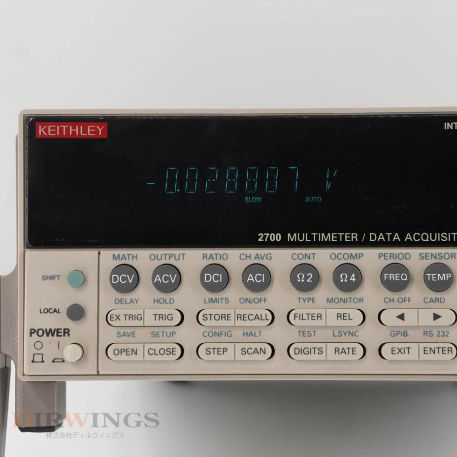 [DW]USED 8日保証 KEITHLEY 2700 INTEGRA MULTIMETER/DATA ACQUISITION SYSTEM ...