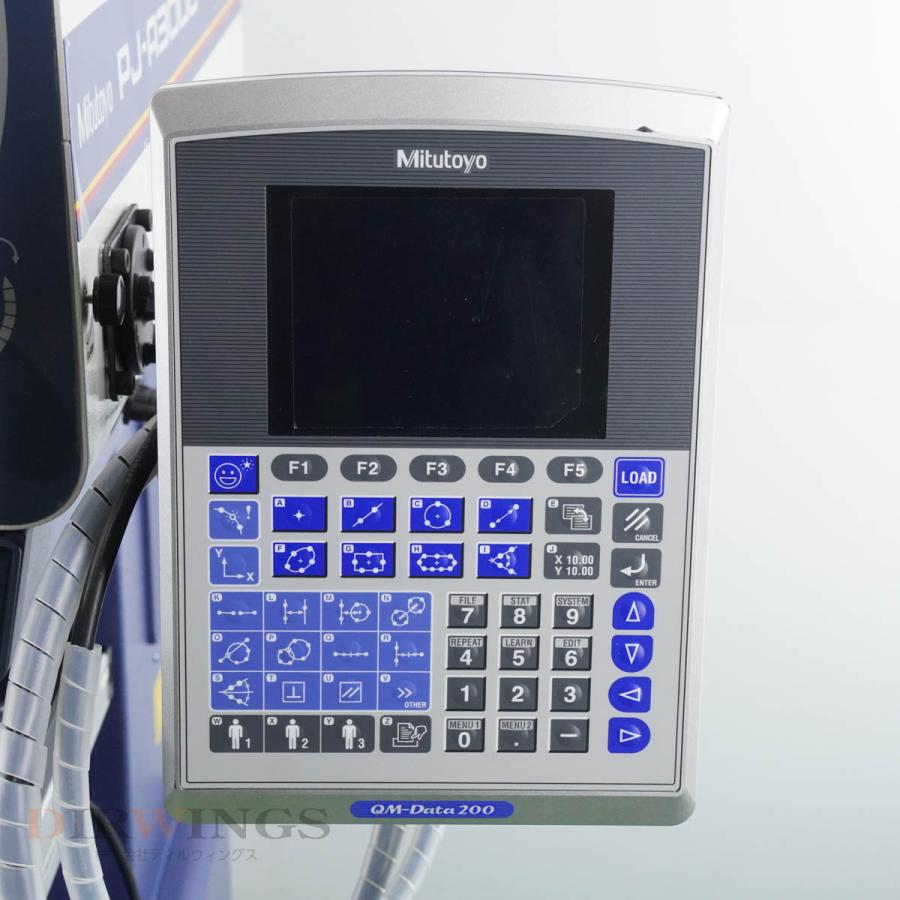 [DW]USED 8日保証 2022年5月検査 Mitutoyo PJ-A3000 302-703 PROFILE PROJECTOR 測定投影機 2次元データ処理装置付 QM-Data ...