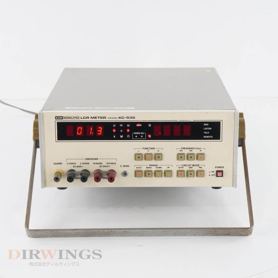 [DW]USED 8日保証 KOKUYO KC-535 KDK LCR METER LCRメーター [05967-0015] : ソクラボ ...