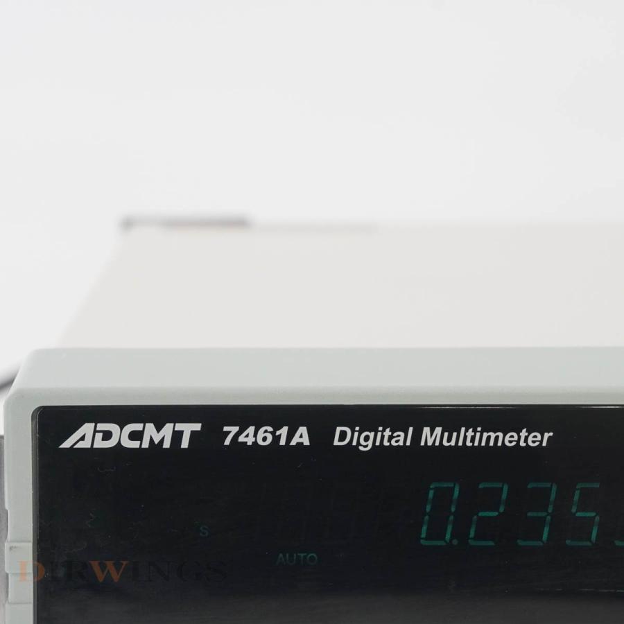 [DW]USED 8日保証 05/2022CAL ADCMT 7461A Digital Multimeter デジタルマルチメーター OPT ...
