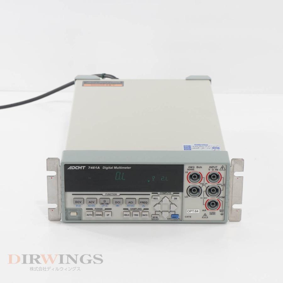 [DW]USED 8日保証 07/2022CAL ADCMT 7461A Digital Multimeter デジタルマルチメーター ...