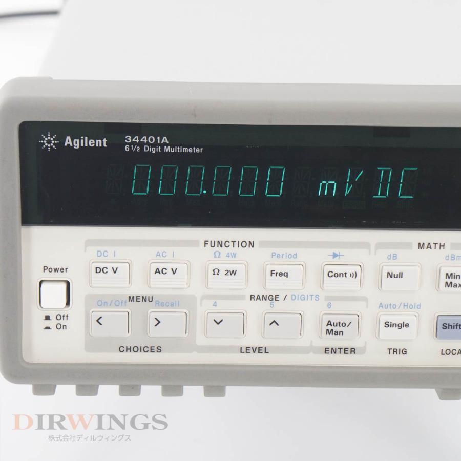 [DW]USED 8日保証 Agilent 34401A 6 1/2 Digit Multimeter デジタルマルチメーター [05971 ...