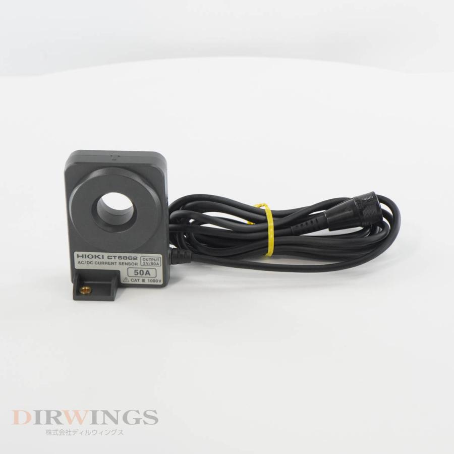 [DW]USED 8日保証 05/2023CAL HIOKI CT6862 AC/DC CURRENT SENSOR AC/DCカレントセンサー カレントセンサ 50A 1000V 取扱説 ...