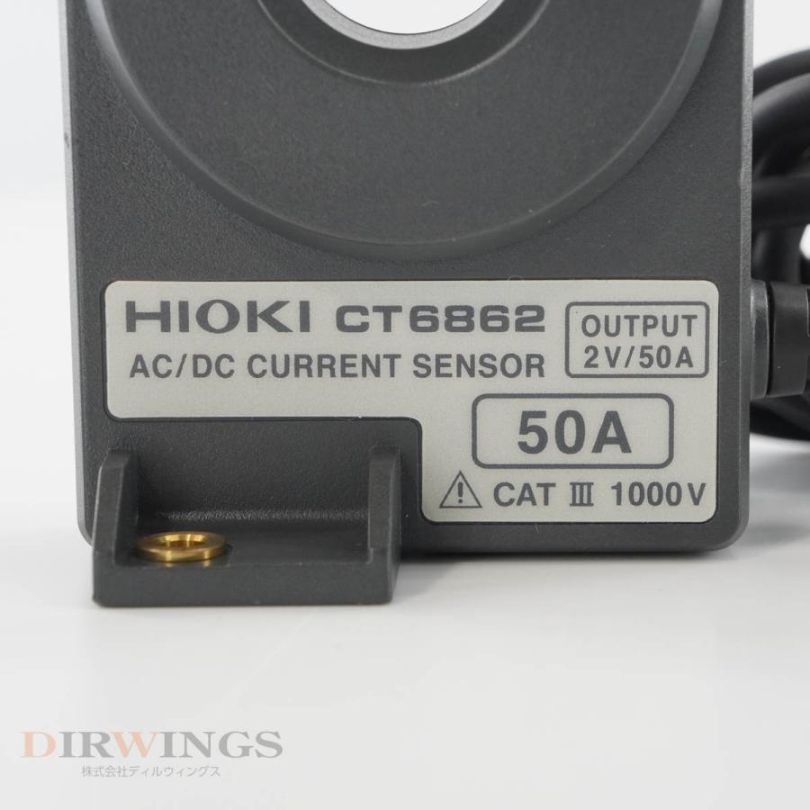 [DW]USED 8日保証 05/2023CAL HIOKI CT6862 AC/DC CURRENT SENSOR AC/DCカレントセンサー カレントセンサ 50A 1000V 取扱説 ...
