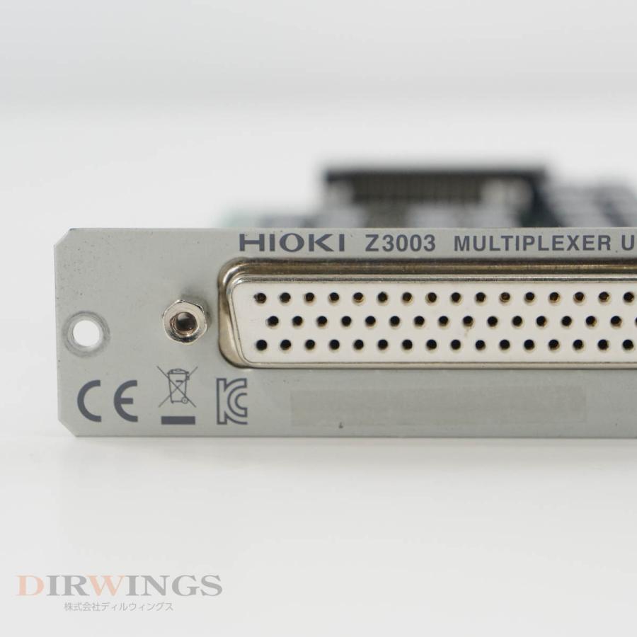 [DW]USED 8日保証 校正2024年8月まで有効 HIOKI Z3003 MULTIPLEXER UNIT マルチプレクサユニット ...