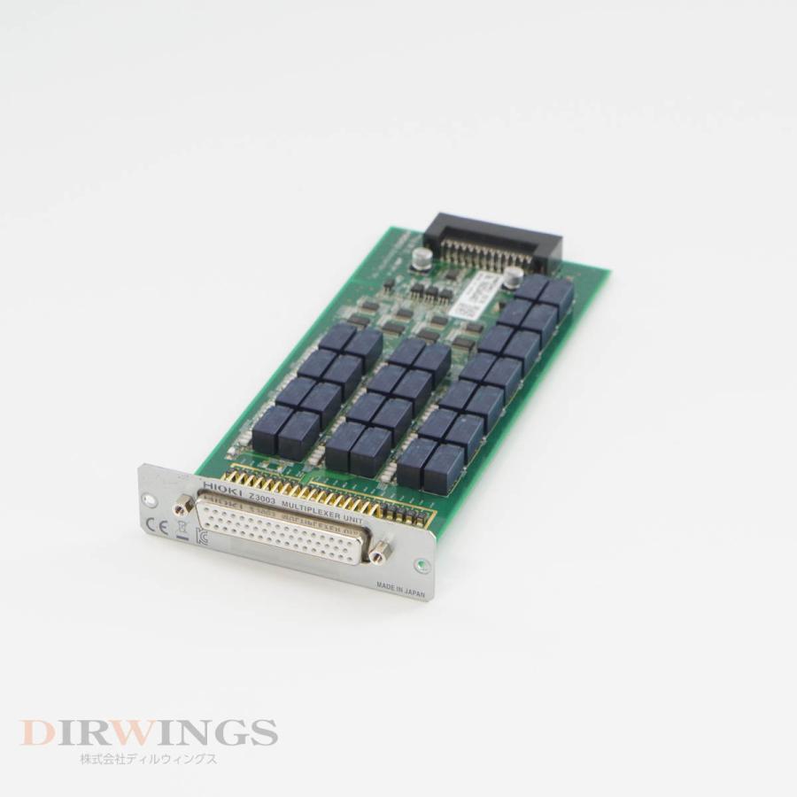 [DW]USED 8日保証 07/2023CAL HIOKI Z3003 MULTIPLEXER UNIT マルチプレクサユニット ...