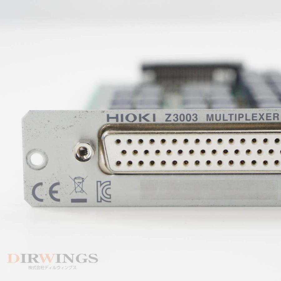 [DW]USED 8日保証 07/2023CAL HIOKI Z3003 MULTIPLEXER UNIT マルチプレクサユニット ...