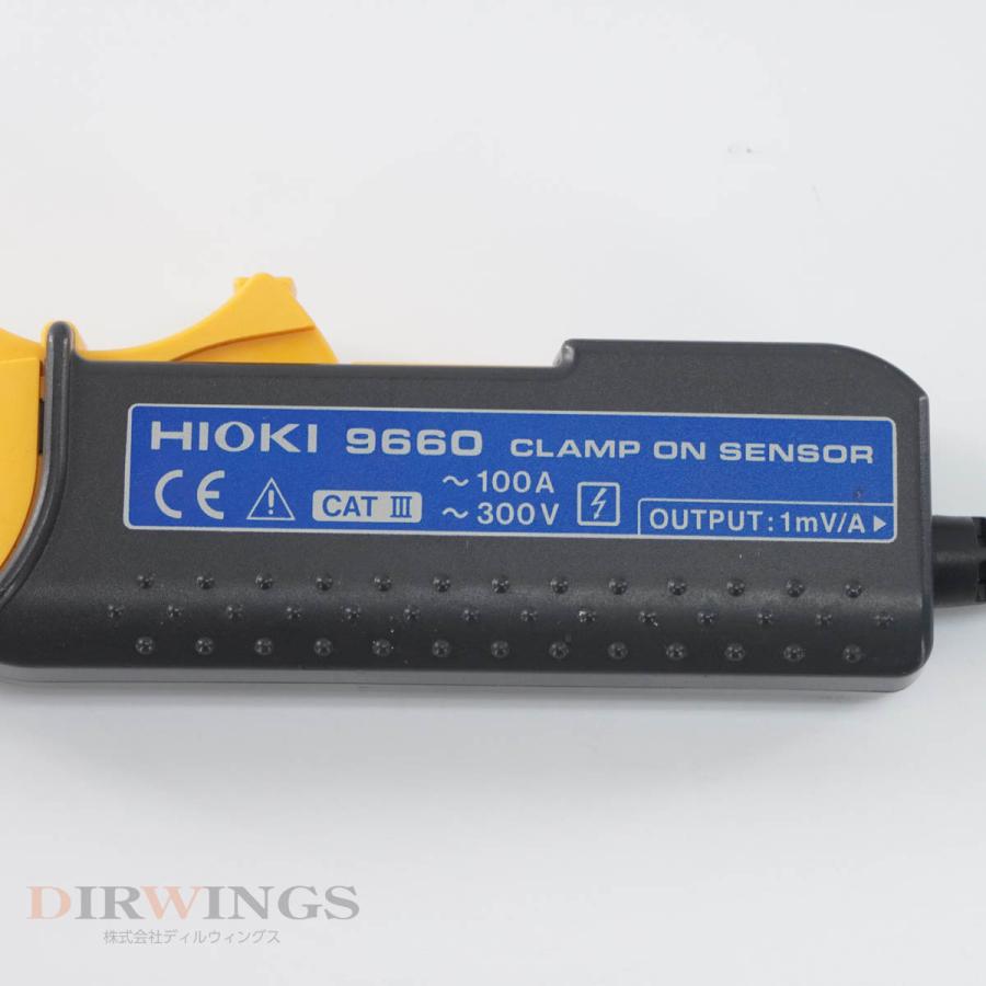 [DW]USED 8日保証 4台入荷 01/2023CAL HIOKI 9660 CLAMP ON SENSOR クランプオンセンサー 取扱説明書 [05978-0010 ...