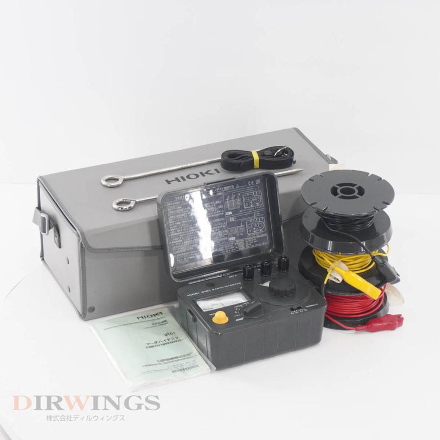 [DW]USED 8日保証 07/2023CAL HIOKI 3151 EARTH HiTESTER アースハイテスター アナログ接地抵抗計 ...