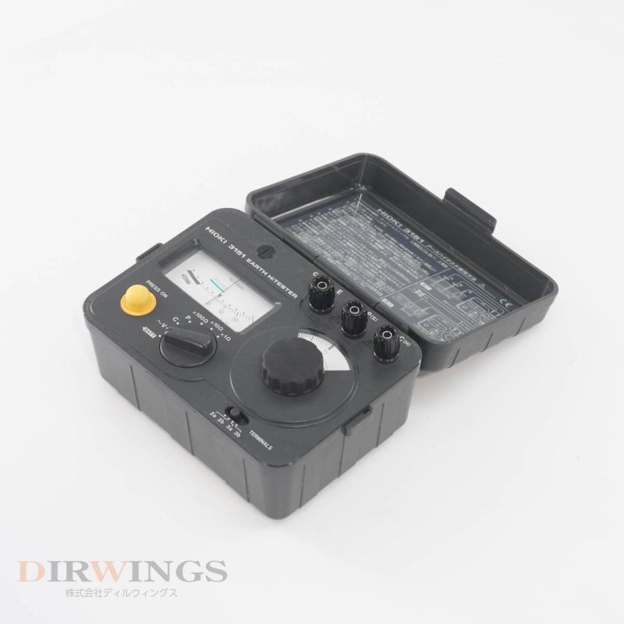 [DW]USED 8日保証 07/2023CAL HIOKI 3151 EARTH HiTESTER アースハイテスター アナログ接地抵抗計 ...