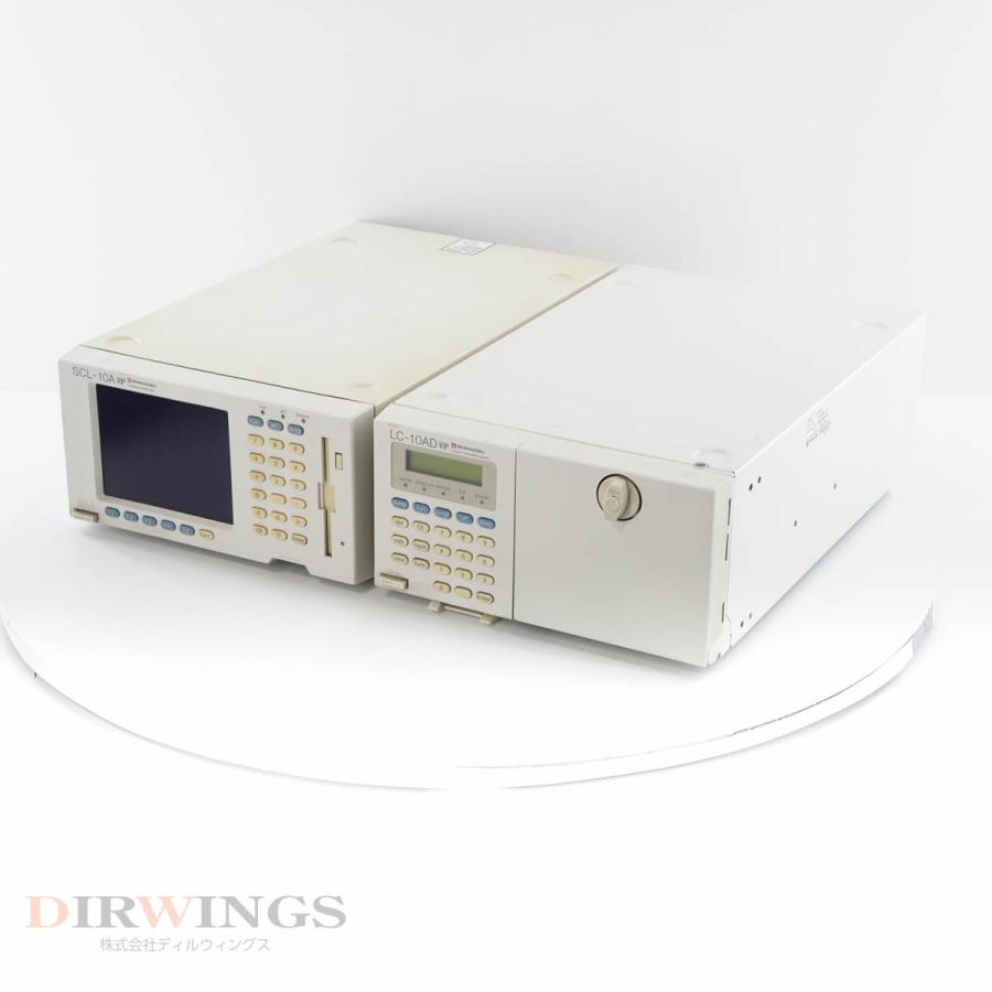 [JB]USED 保証なし セット SHIMADZU LC-10ADVP SCL-10AVP HPLC LIQUID ...