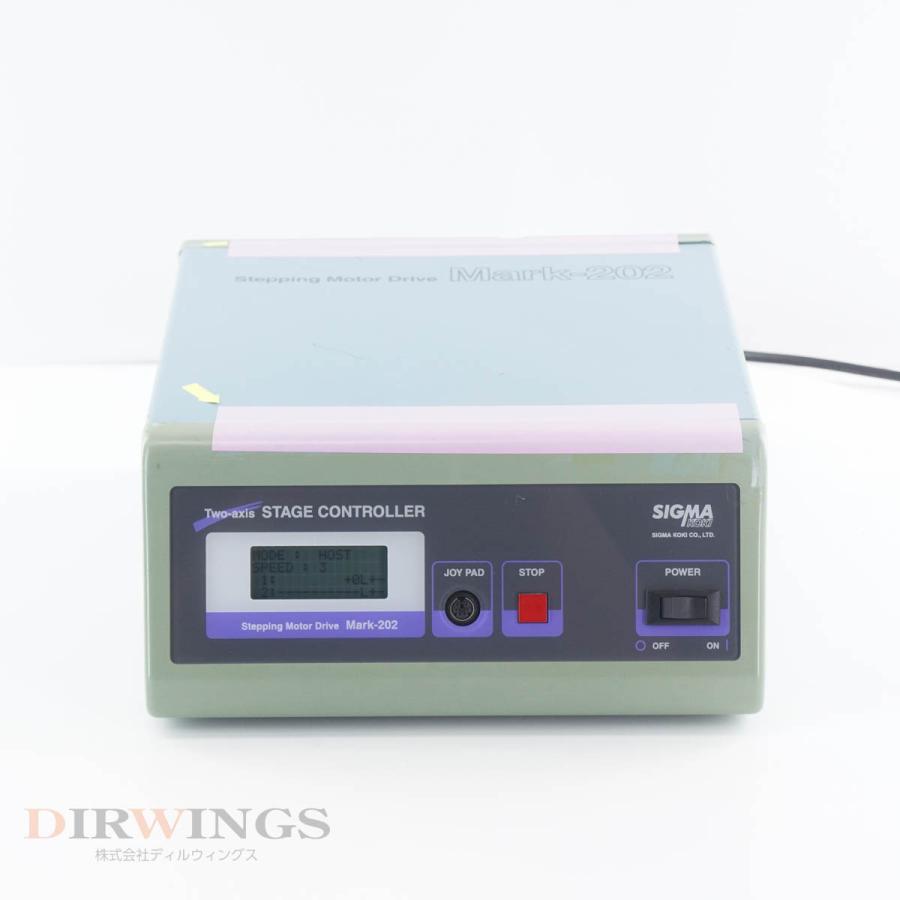 [DW]USED 8日保証 Sigma Koki Mark-202 Two-axis STAGE CONTROLLER ステージコントローラー CJ-200 [05982-0022] : ソク ...