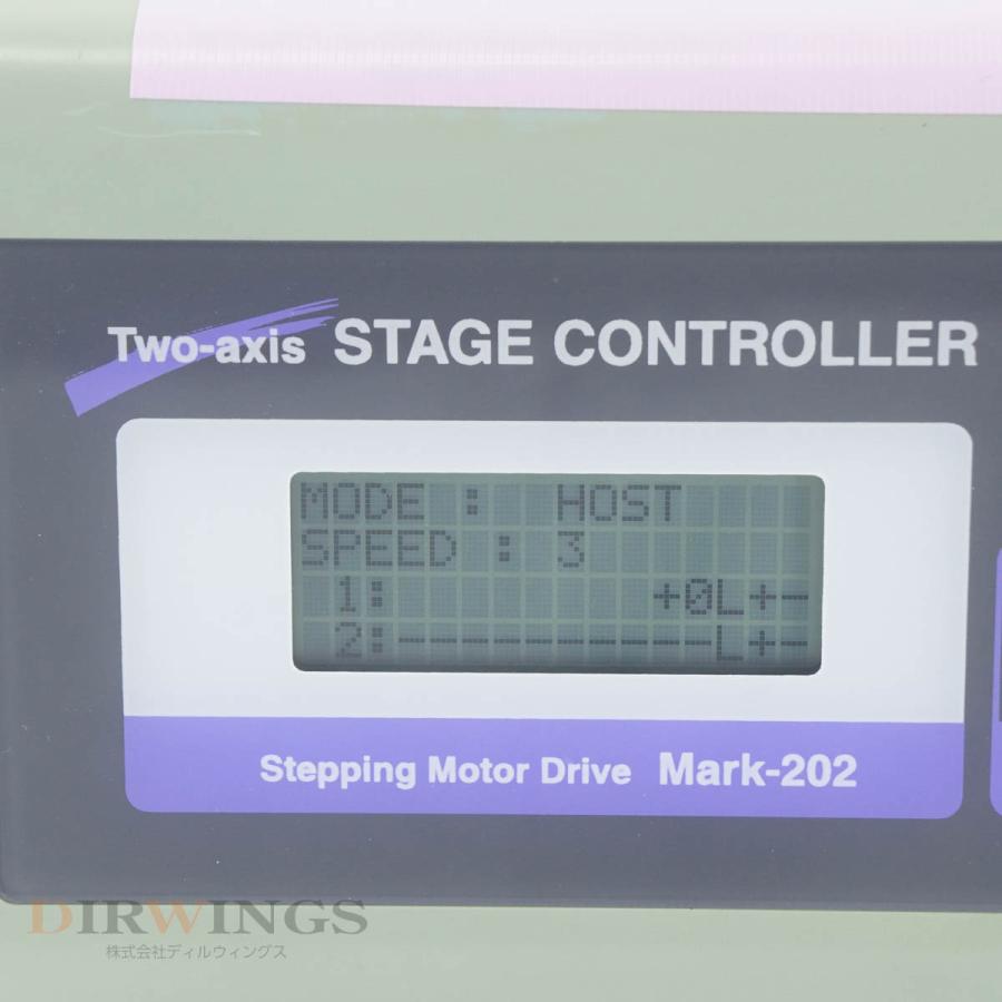 [DW]USED 8日保証 Sigma Koki Mark-202 Two-axis STAGE CONTROLLER ステージコントローラー CJ-200 [05982-0022] : ソク ...