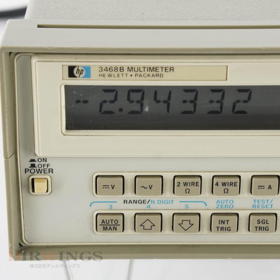 [DW]USED 8日保証 セルフテストOK hp 3468B MULTIMETER マルチメーター [05986-0001] : ソクラボ ...