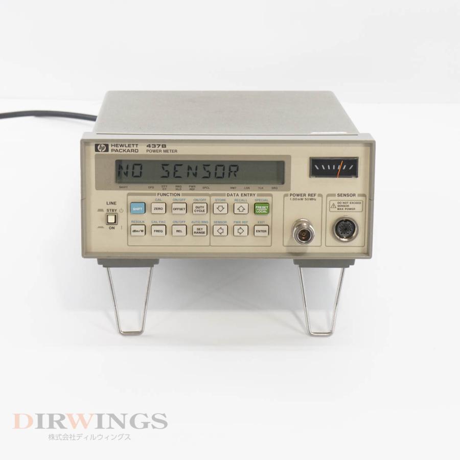 [DW]USED 8日保証 次期校正2024年9月 hp 437B POWER METER パワーメーター 電源コード 取扱説明書 ...