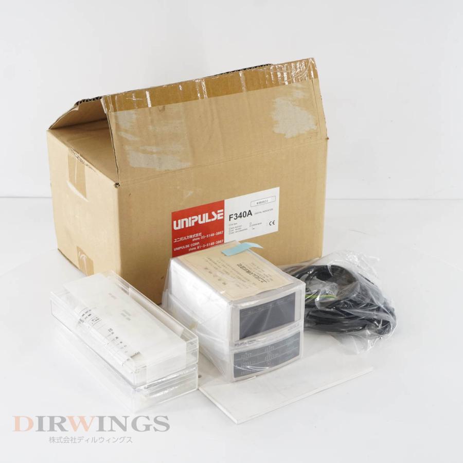 [PG]USED 8日保証 未使用に近い UNIPULSE F340A DIGITAL INDICATOR デジタルインジケータ 指示計 電源 ...