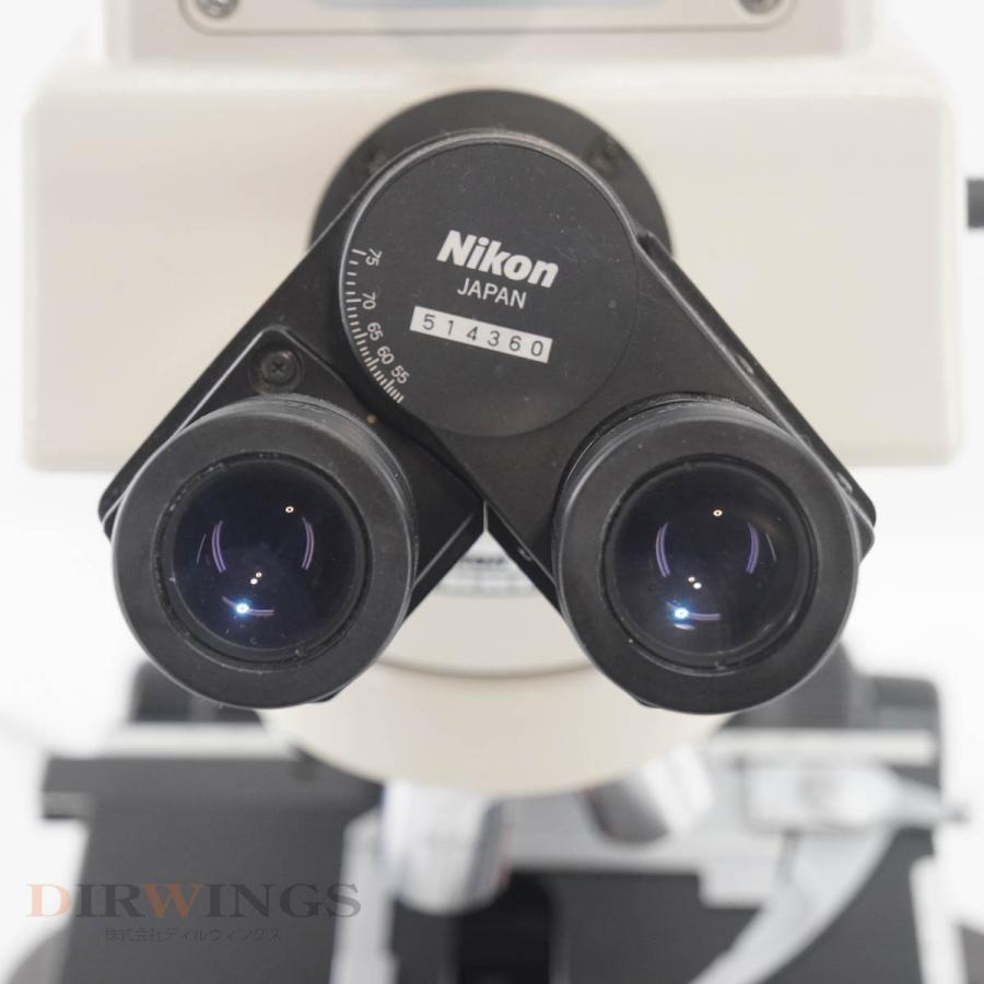 [DW]USED 8日保証 NIKON OPTIPHOT-2 Microscope 顕微鏡 CFWN10×/20 Mplan 5 10 20 40 100 電源コード [05998-0002 ...