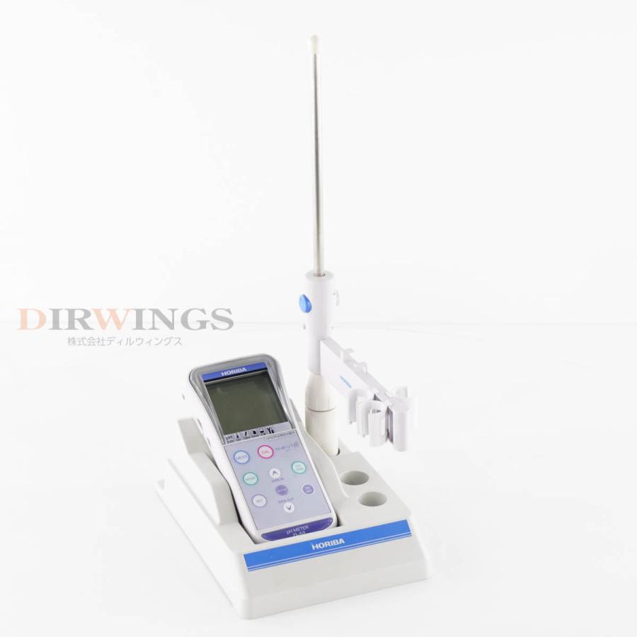 [DW]USED 8日保証 検定2027年11月まで有効 HORIBA D-52 pH METER pHメーター pH計 ガラス電極式水素 ...