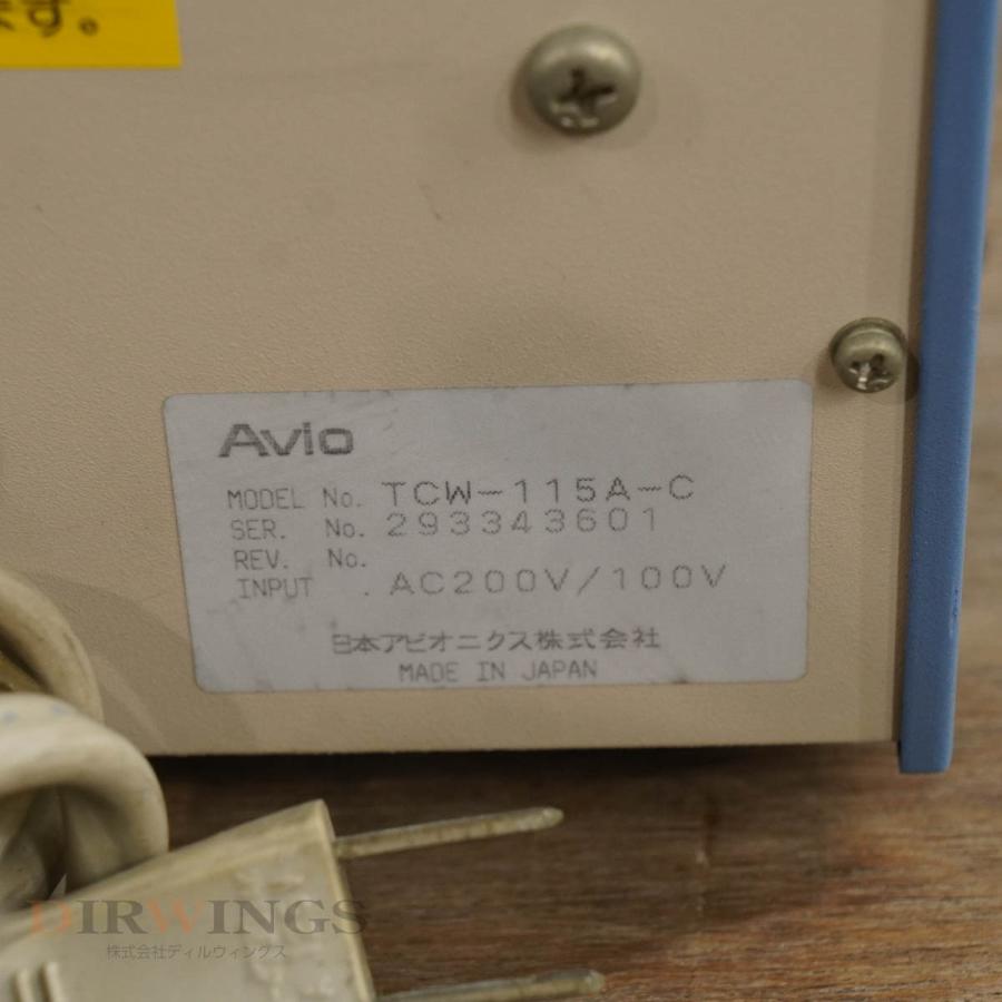 [PG]USED 8日保証 セット Avio TCW-115A NA-62D パルスヒートユニット 溶接ヘッド 接合装置 [06007-0007] : ソクラボショップ - 通販 ...