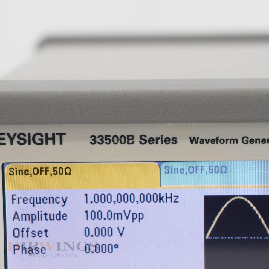 [DW]USED 8日保証 Keysight 33510B 33500B Trueform Waveform Generator 波形発生器 ...